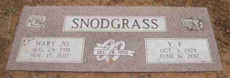Mary Jo Smith Snodgrass 1931 2017 Find A Grave Memorial