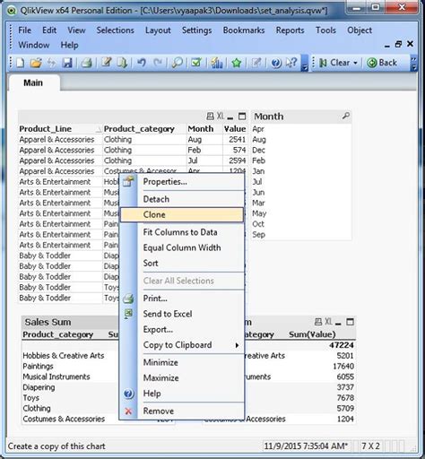 Qlikview 设置分析 Gingerdoc 姜知笔记