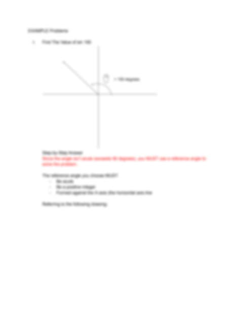 Solution Introduction To The Unit Circle And Trigonometry Relationship