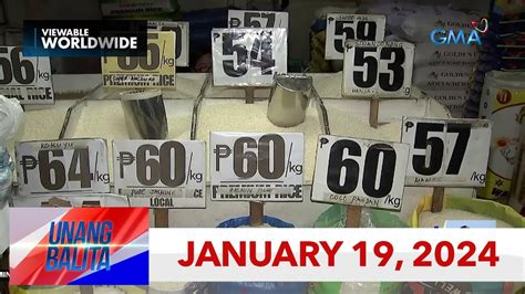 Unang Balita Sa Unang Hirit January 19 2024 HD YouTube