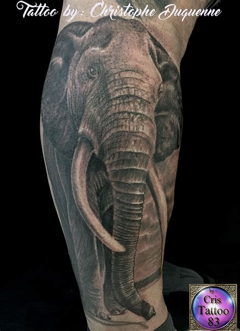 tatouage Eléphant CrisTattoo83