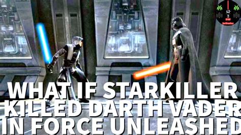 What If Starkiller Killed Darth Vader In Force Unleashed 1 Youtube