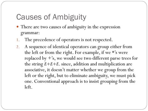 ppt removing ambiguity powerpoint presentation free download id