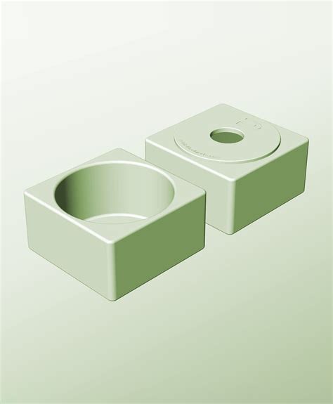 Cs128 75 P Stackable Pierced Component Box For Creative Makers 3d