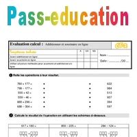Additionner Et Soustraire En Ligne Au Ce2 Evaluation Cycle 2 PDF