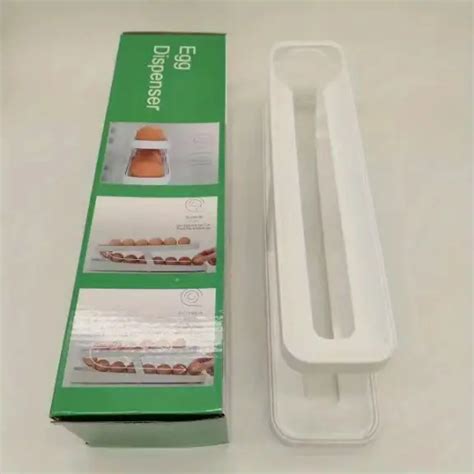 Egg Dispenser Automatic Roll 2 Tiers Egg Trays Egg Storage Temu