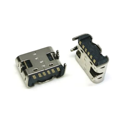 Pcs Type C Pin Usb Smt Socket Connector Usb Type C Female
