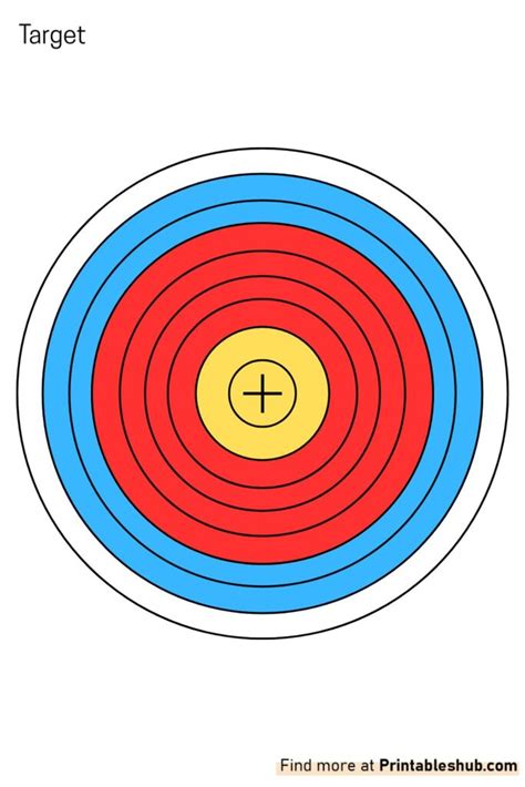 Printable Shooting Target Templates Pdf Included Printables Hub