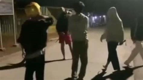 Lima Remaja Tenteng Sajam Viral Di Medsos Diduga Untuk Konten Aksi