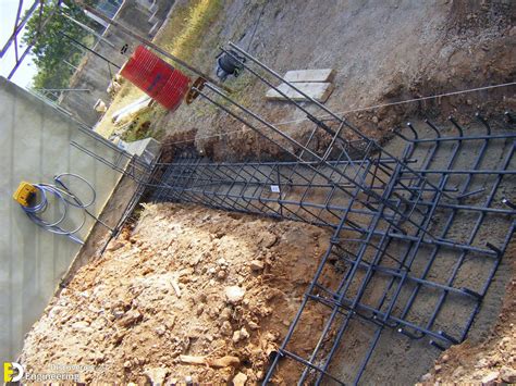 Concrete Footings Grout Under Construction How To Dry Basil Column Civil Engineering