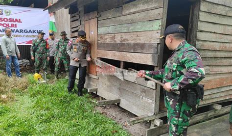 Polres Dan Kodim Sanggau Kembali Patroli Sambang Desa Bersama Dan Bedah