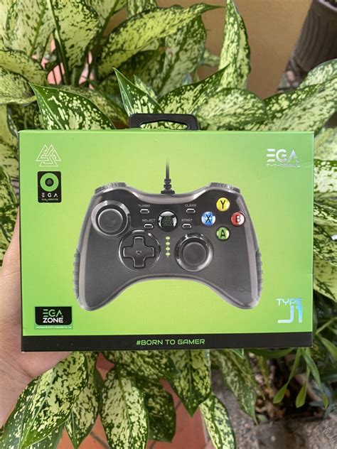 Ega Type J1 จอยเกมมิ่ง Gaming Joy Controller มีสาย For Pc Tv Box Android Ps3 Windows ของแท้ รับ