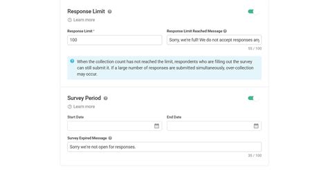 Edit Survey Closed Message｜surveycake Help Center