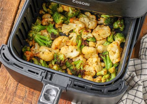 Air Fryer Frozen Broccoli And Cauliflower Vegetable Recipes