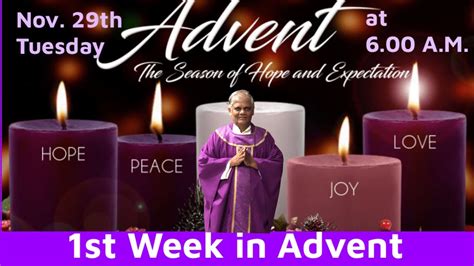 Nov Th Tuesday St Week In Advent Live Mass At A M YouTube