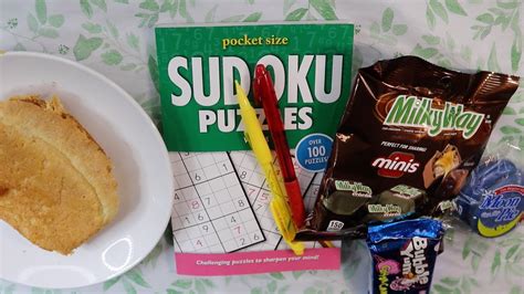 Med Hard Suduko With Treats Asmr Sounds Youtube