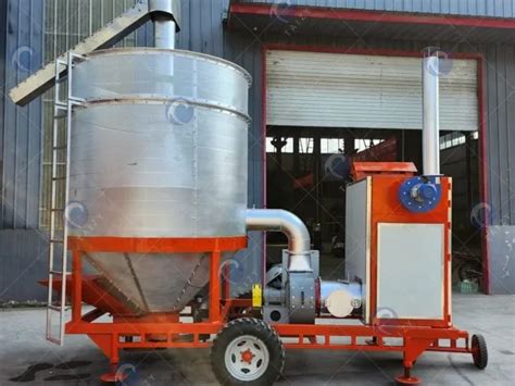 Mobile Corn Dryer Grain Drying Machine Sold To Zimbabwe