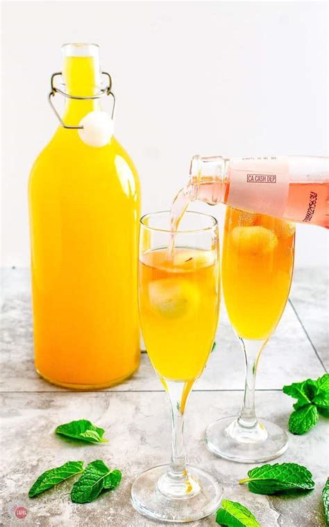 Apple Cider Mimosa With Rose Cider Take Two Tapas