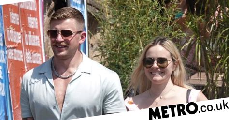 Holly Ramsay 23 And Adam Peaty 28 Kiss In First Romantic Pictures