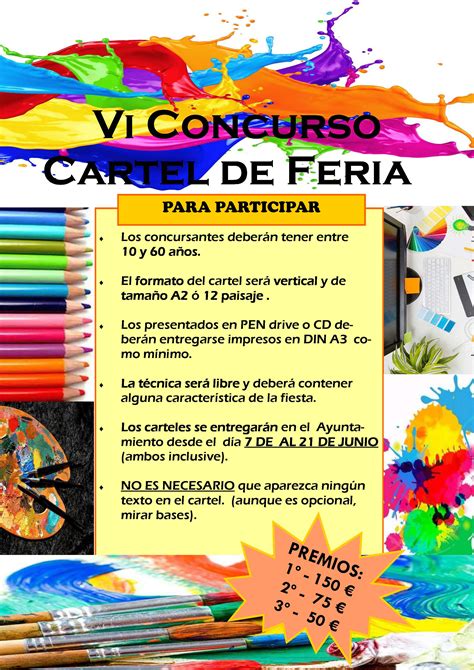 CONCURSO DE CARTEL ANUNCIADOR DE FERIA Y FIESTAS NTRA SRA DEL CARMEN DE EL PALMAR DE TROYA