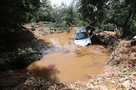 Police Officer Missing After Being Caught In Floods