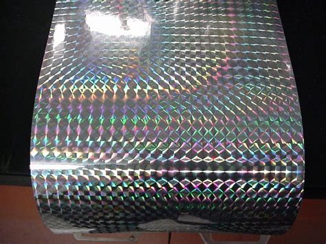 Holographic 1 4 Mosaic Prism Sign Vinylplastic Sheeting Etsy