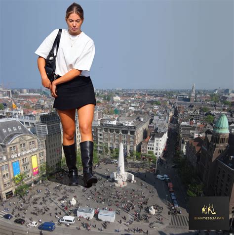 Giantess Boots At Dam Square By Giantessjapan On Deviantart