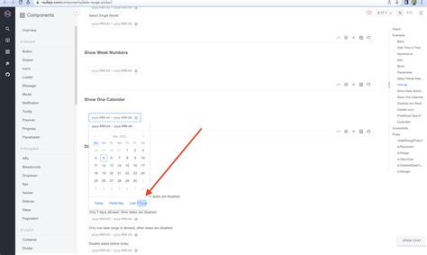 DateRangePicker With Prop ShowOneCalendar Has Broken OK Button Issue