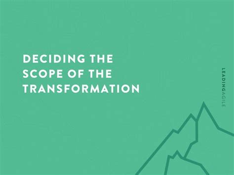 MHA Agile Transformation Explained Mike Cottmeyer PPT