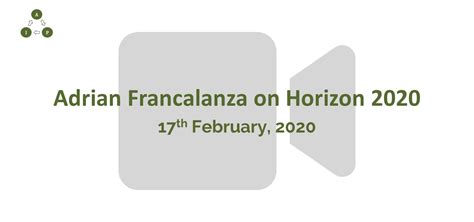 Adrian Francalanza On Horizon 2020 Behapi