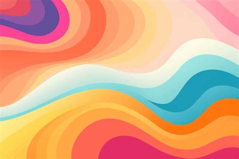 Premium Vector Colorful Abstract Wavy Background