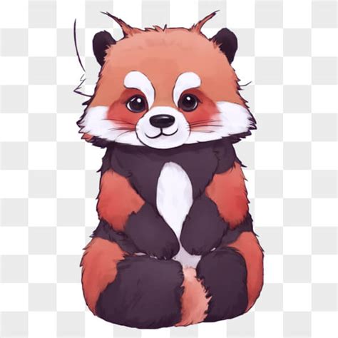 Download Cute Red Panda Character Cartoons Online Creative Fabrica