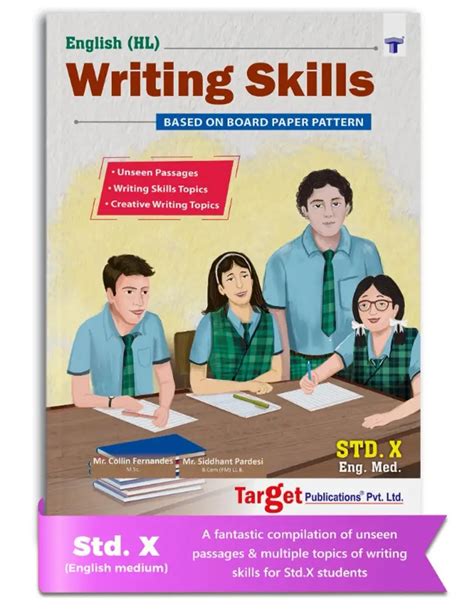Buy Std 10 English Writing Skills Book For English Medium Ssc