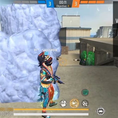 New Freefire 1 Vs 4 Gameplay Only Read Impossible 😯😲🙄🙏 Haker Shoat
