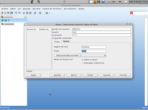 Betaroot Creación De Base De Datos Mysql Y Una Tabla Con Sqldeveloper