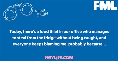 Work Food Fat Awkward And Thief Assumptions Fml