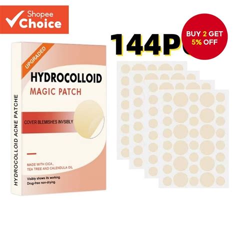 144pcs Facial Hydrocolloid Acne Patch Shopee Malaysia