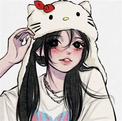 Pin By Nqyeoz On Chuu Loona Cute Drawings Anime Hello Kitty