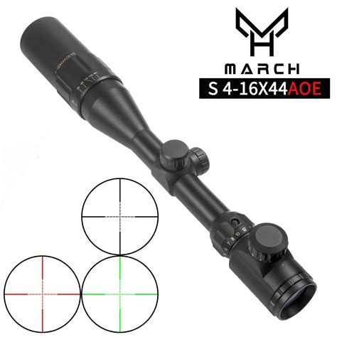 Mira Telesc Pica Para Rifle De Caza Visor Ptico T Ctico De MARCH S 4
