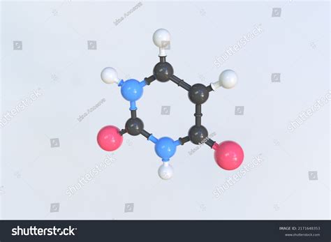 Molecule Uracil Isolated Molecular Model 3d Stock Illustration 2171648353 Shutterstock
