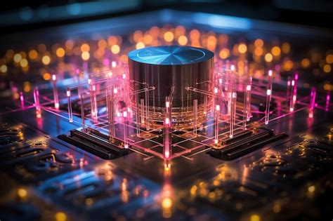 Premium Ai Image Quantum Computers Systems With Machine Learning