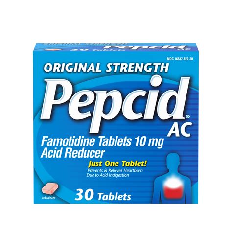 Pepcid Ac Original Strength For Heartburn Prevention And Relief