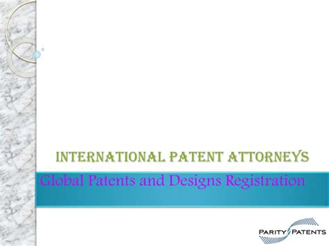 PPT International Patent Attorneys PowerPoint Presentation Free Download ID