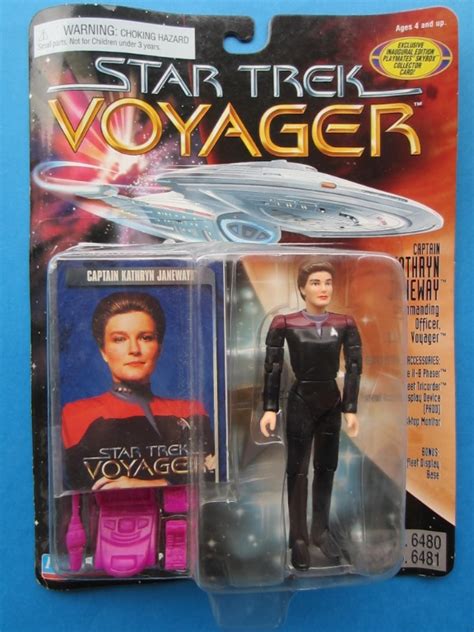 Star Trek Voyager Captain Kathryn Janeway figure Playmates 1995 興趣及遊戲