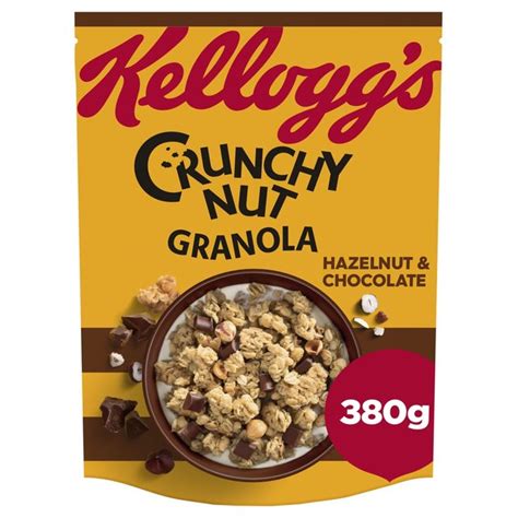 Kelloggs Crunchy Nut Oat Granola Chocolate And Hazelnut 380g From Ocado
