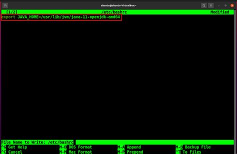 how to set java home path on ubuntu