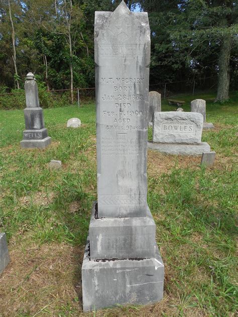 Marcus Tullius Mt” Mccrary 1853 1900 Find A Grave Memorial