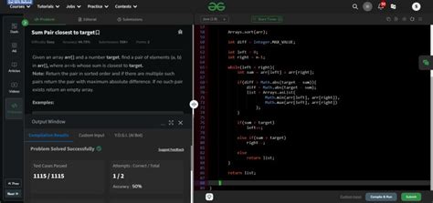 Sujay Gangan On Linkedin Codingchallenge Dsa Java Geeksforgeeks