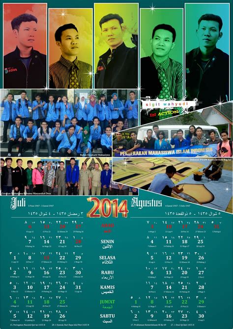 Gaya Terbaru 69 Desain Kalender Foto