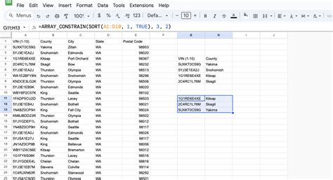 Use Array Constrain In Google Sheets To Limit Arrays For Focused And Efficient Spreadsheet